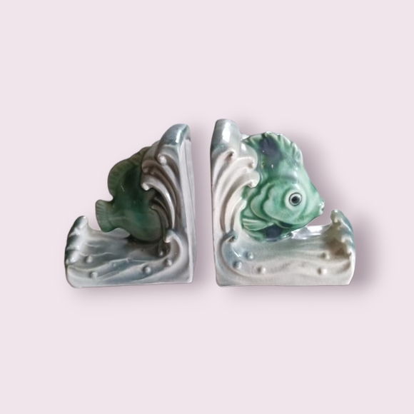 Other | Vintage Tropical Fish Bookends | Poshmark